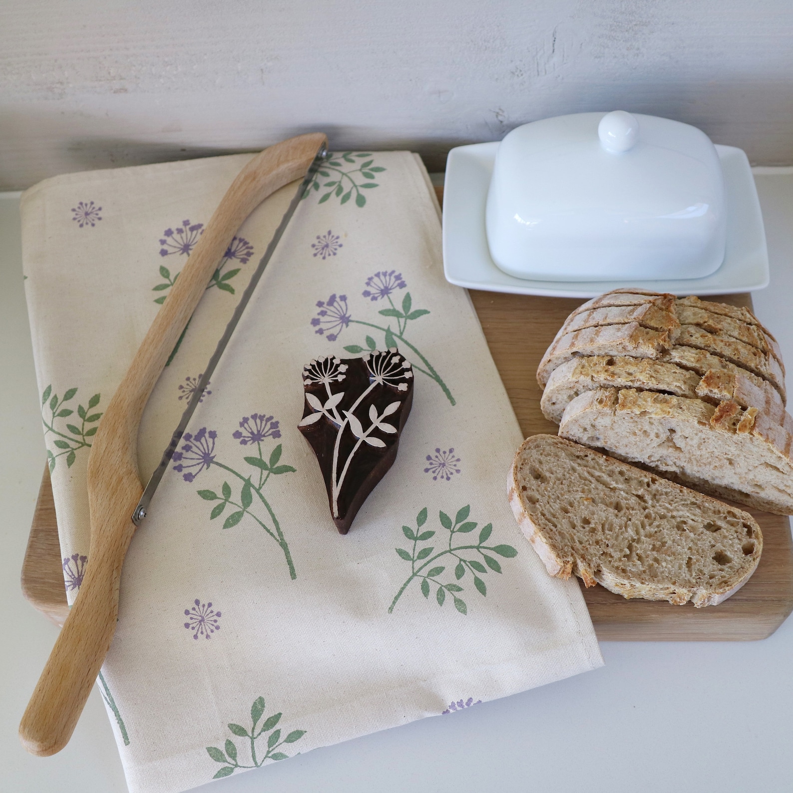 Indian Wooden Printing Block – Leaf Bunch - Etsy