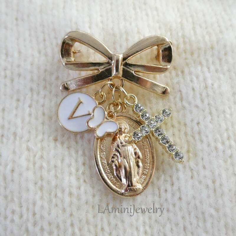 Virgin Mary Pin - Etsy