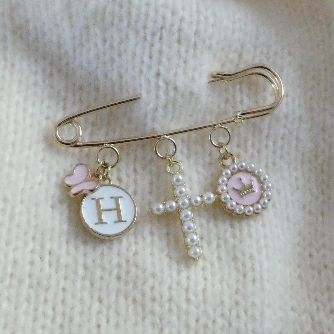 Baptism Pin Personalized Baby Keepsake Brooch - Etsy