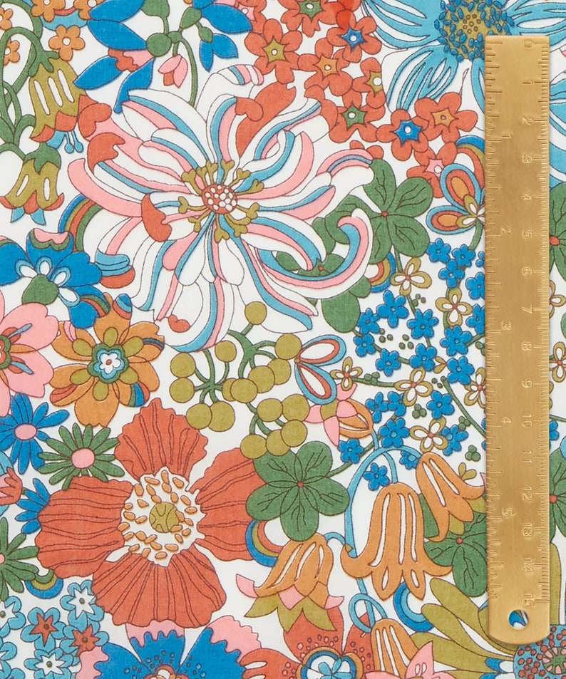 Liberty Fabrics - Rainbow Garden B Tana Lawn Cotton Liberty of London ...