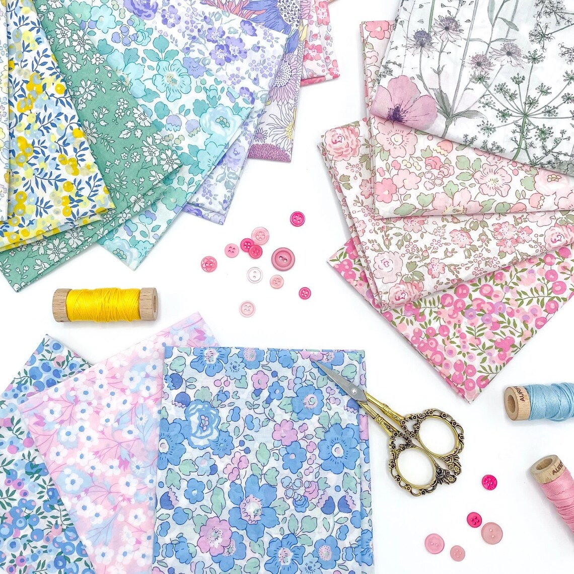 Liberty Fabrics - Capel S Tana Lawn Fabric - Liberty of London - Pink ...