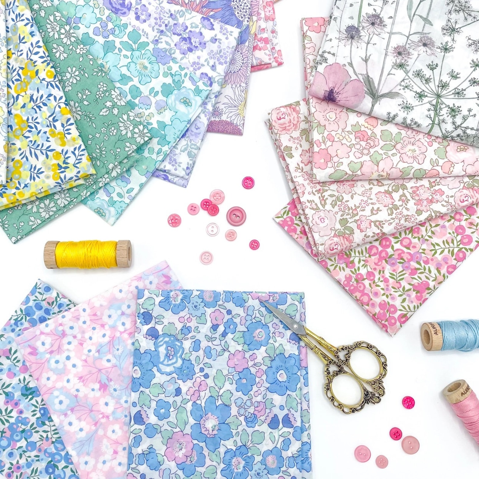 Liberty Fabrics - Capel S Tana Lawn Fabric - Liberty of London - Pink ...