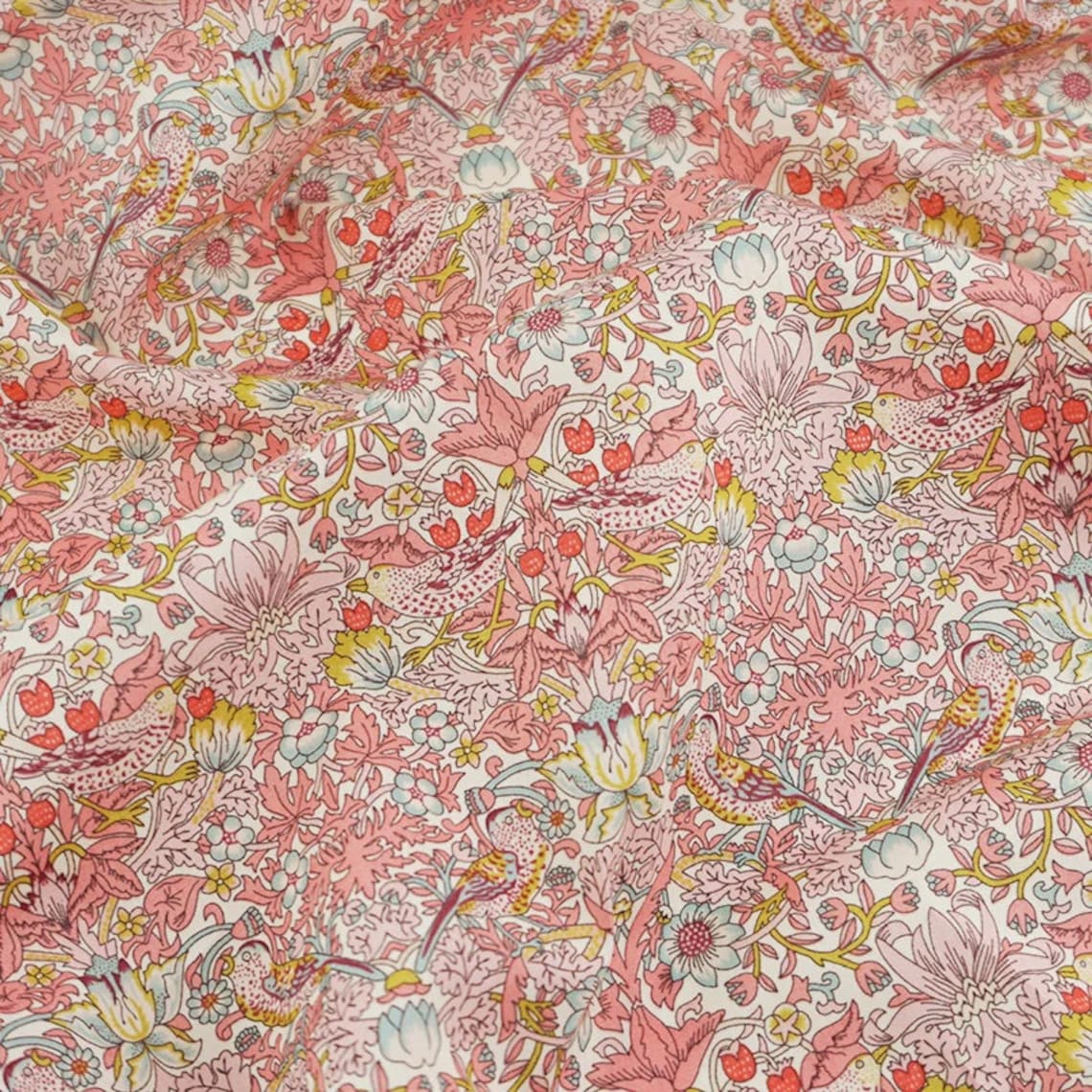 Liberty Fabrics Strawberry Thief Spring Tana Lawn™ Cotton - Etsy