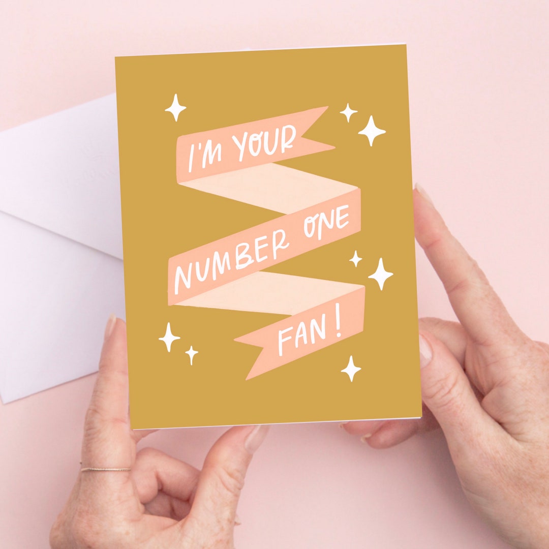 Im Your Number One Fan Greeting Card - Etsy