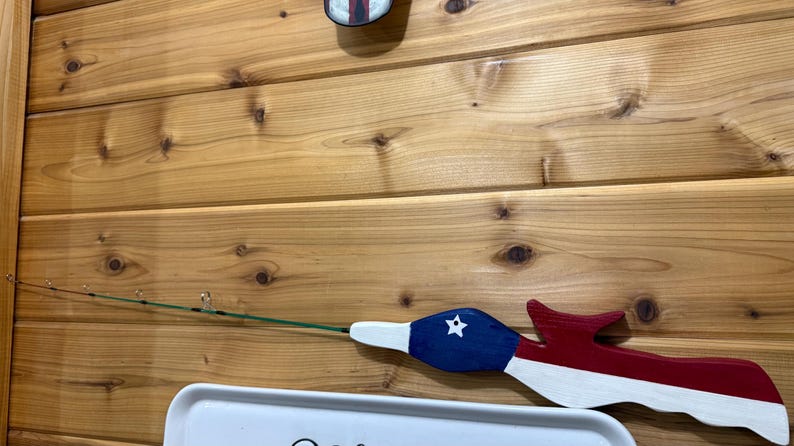 The Green Hornet Ice Fishing Rod | Grumpy Old Men - Etsy