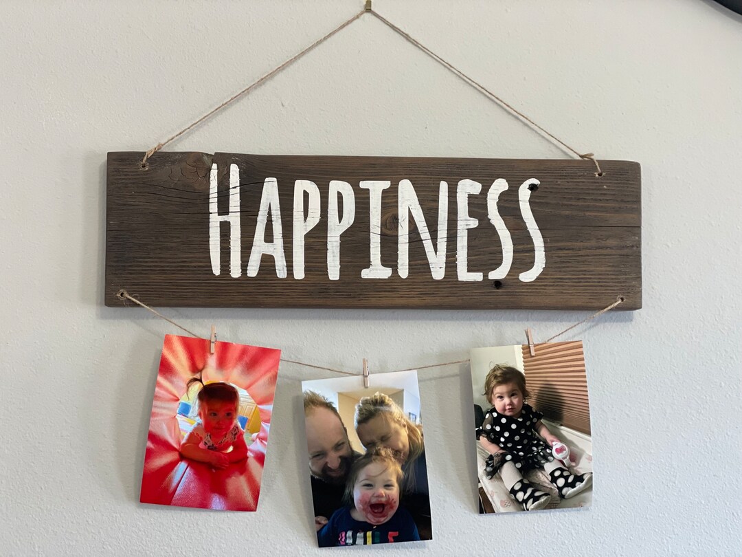 Wood Photo Hanger | Wooden Picture Hanger |wooden Photo Display ...