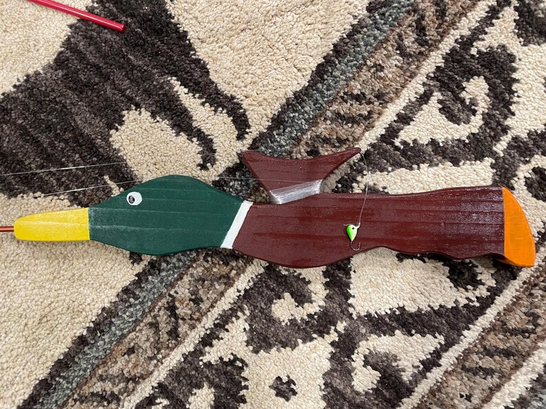 The Green Hornet Ice Fishing Rod Handle | Grumpy Old Men - Etsy