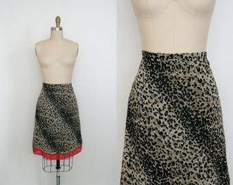 Cheetah skirt | Etsy