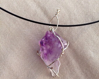 Amethyst choker | Etsy