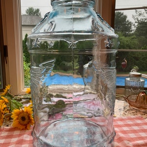 Vintage Libbey Glass Jug: 5 Gallon Bicentennial Eagle, Stars, Arrows - Etsy