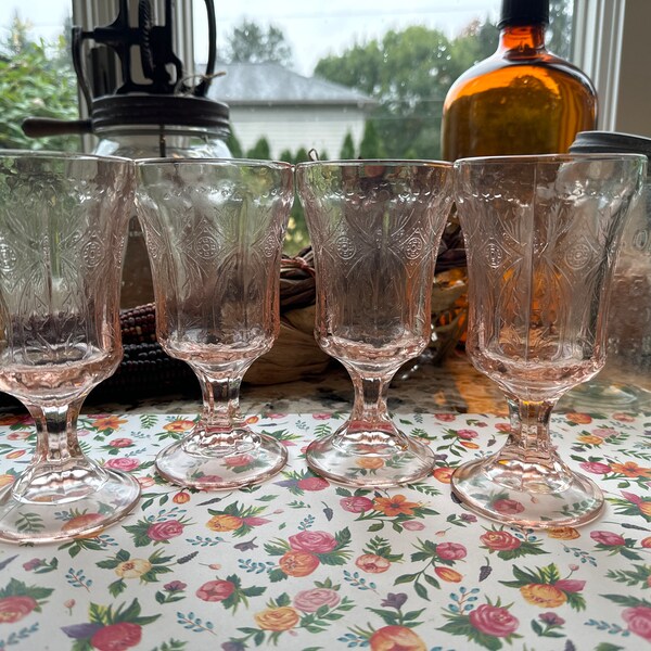 Pink Goblets Etsy