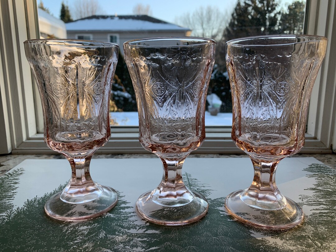 This Is For Three Indiana Glass Co Recollection Pink Depression Glass