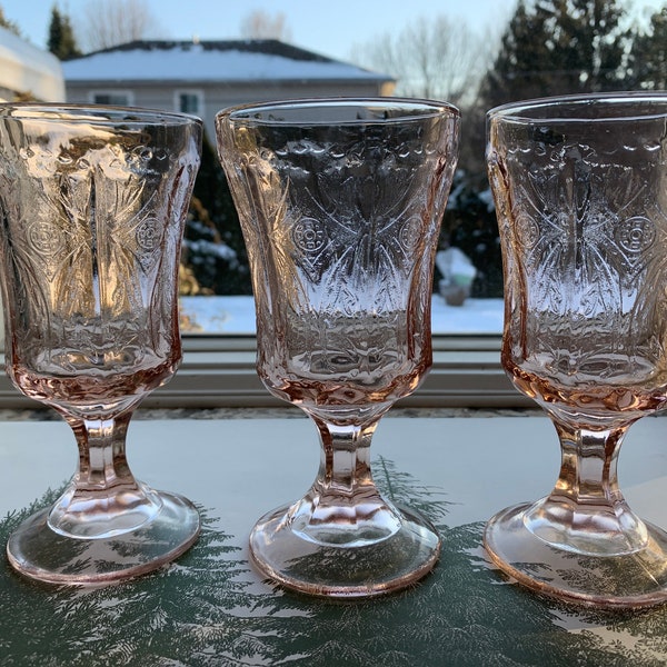Pink Goblets - Etsy