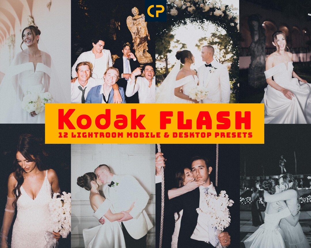 Kodak Flash Presets! Kodak Camera Preset, Film Preset, Flash Preset, Film Look Preset, Film ...