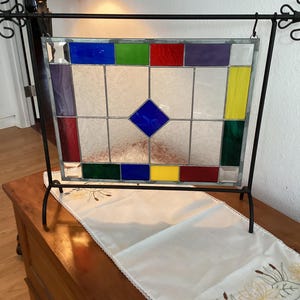 Patchwork Panel - Stained Glass Art - Etsy