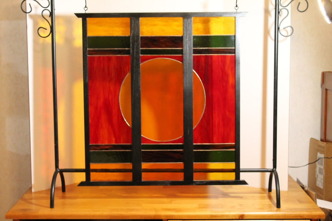 Tri-panel Stained Glass Art - Etsy