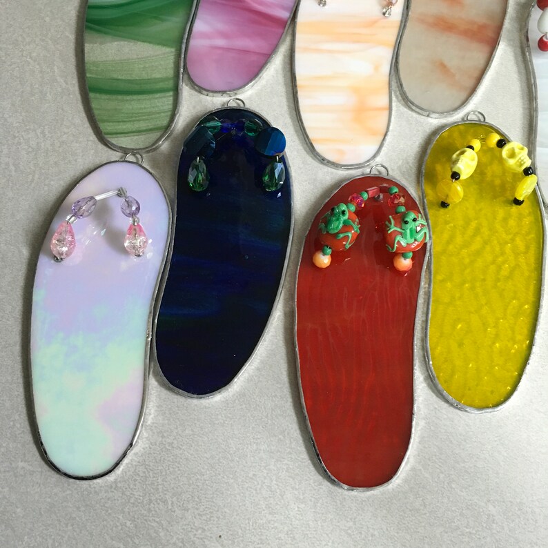 Flip Flops Stained Glass - Etsy
