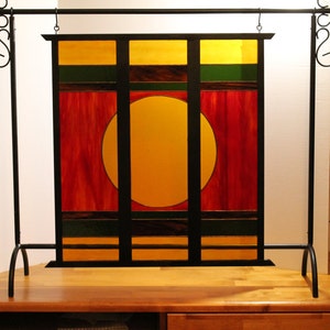 Tri-panel Stained Glass Art - Etsy