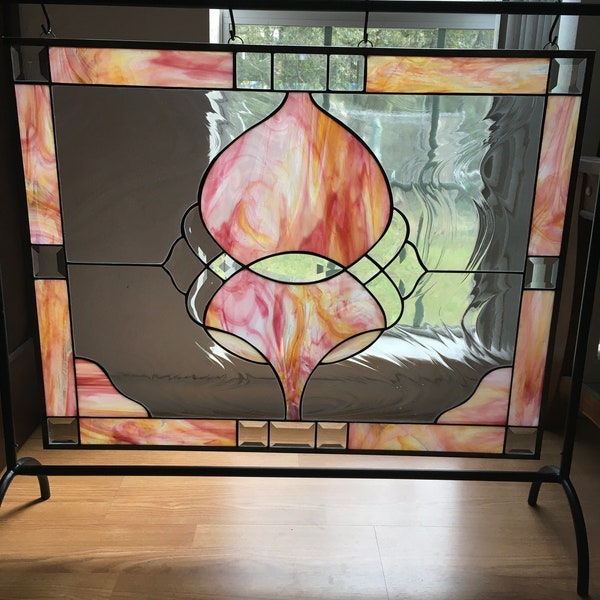 Stained Glass Fireplace - Etsy