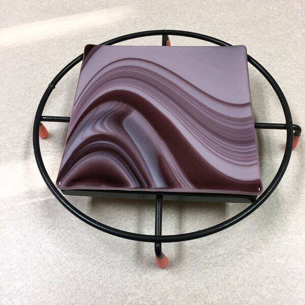 Fused Glass Trivet - Etsy