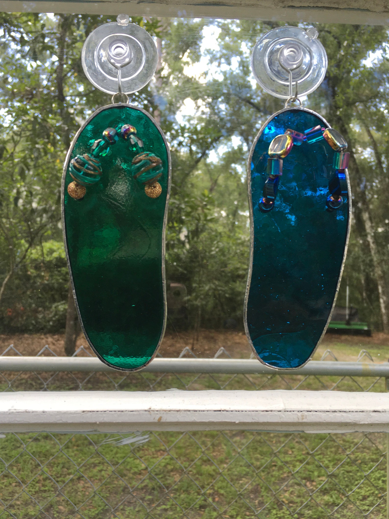 Flip Flops Stained Glass - Etsy