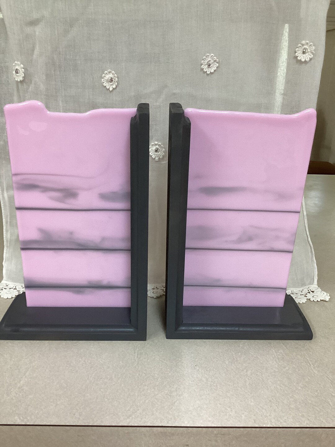 Fused Glass Bookends - Etsy