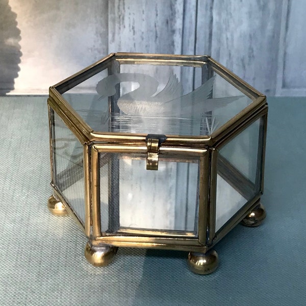 Glass Trinket Boxes - Etsy