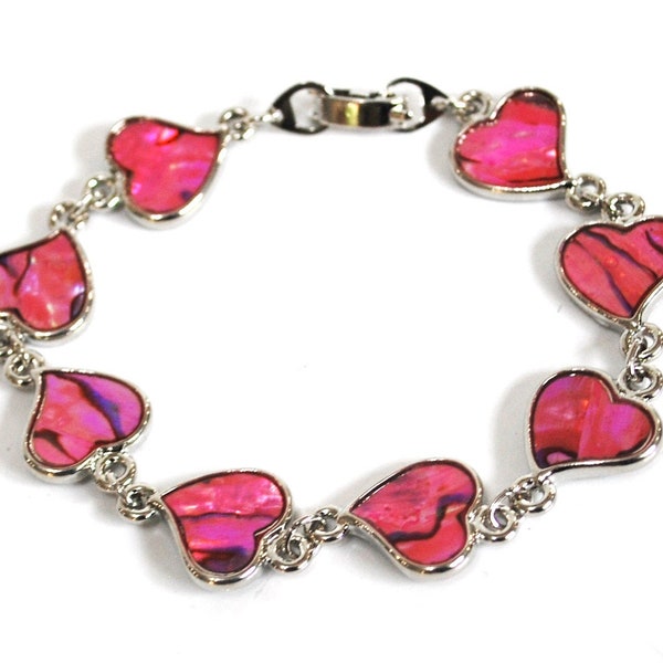 Pink Shell Bracelet - Etsy