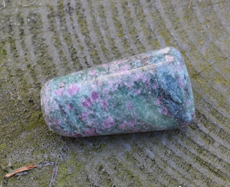 Ruby in Fuschite Combination Natural Crystal Gemstone Tumble - Etsy UK