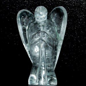 Clear Quartz Crystal Guardian Angel Stone Natural Gift - Stone of ...
