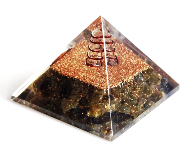 Beautiful Large Orgone Pyramid With Natural Labradorite - Etsy