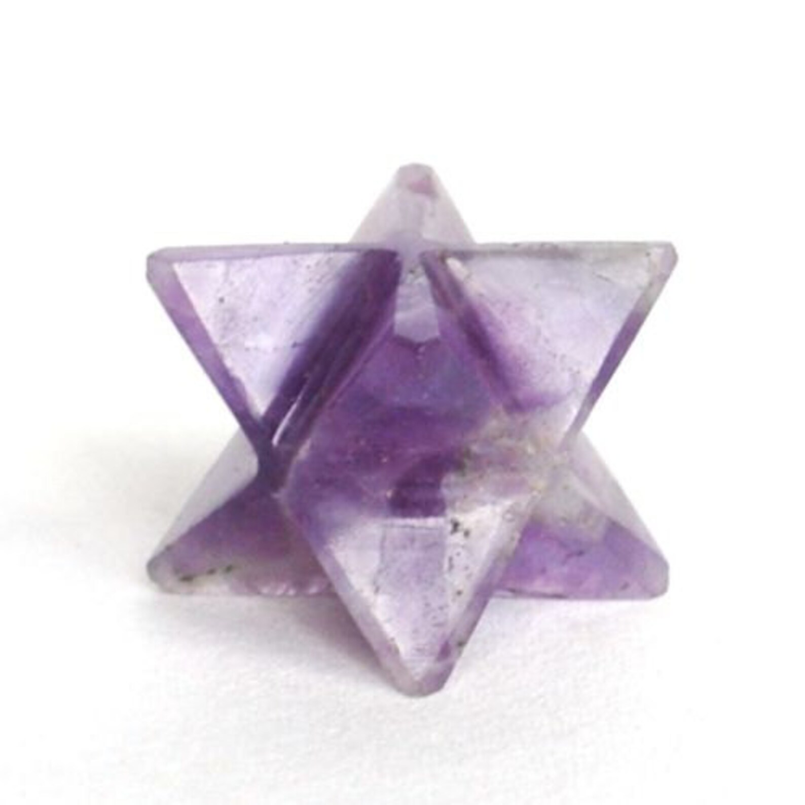 Hand Cut Crystal Merkaba Star Complete Chakra Set of Seven | Etsy