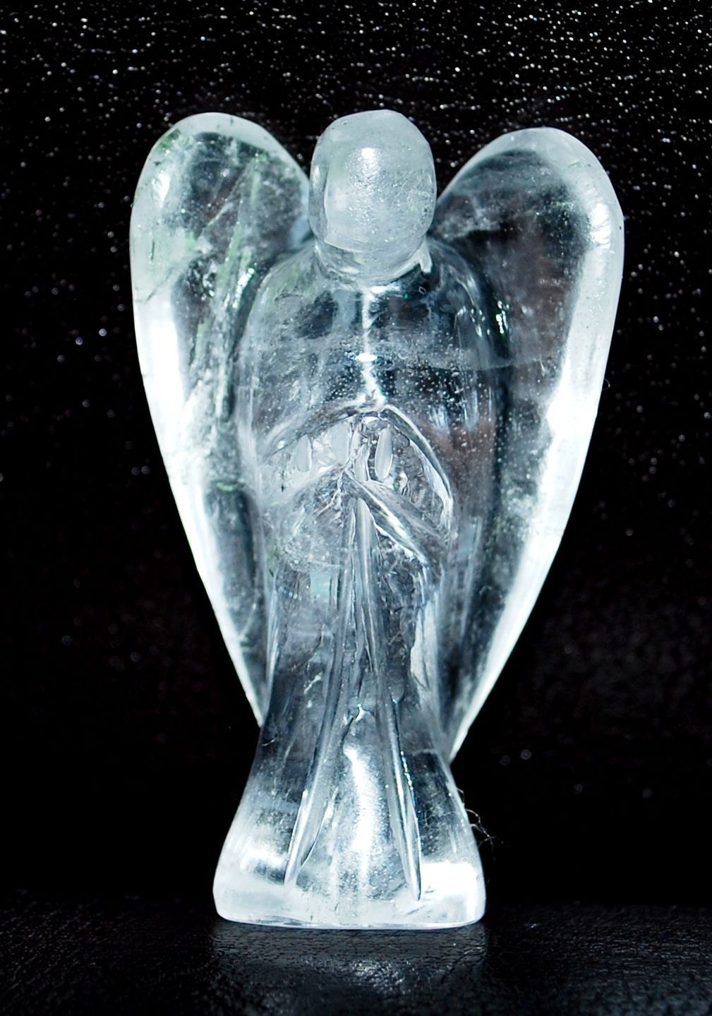 Clear Quartz Crystal Guardian Angel Stone Natural Gift Stone | Etsy