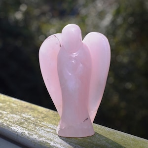 Rose Quartz Guardian Angel: Healing Crystal, Gift of Love - Etsy