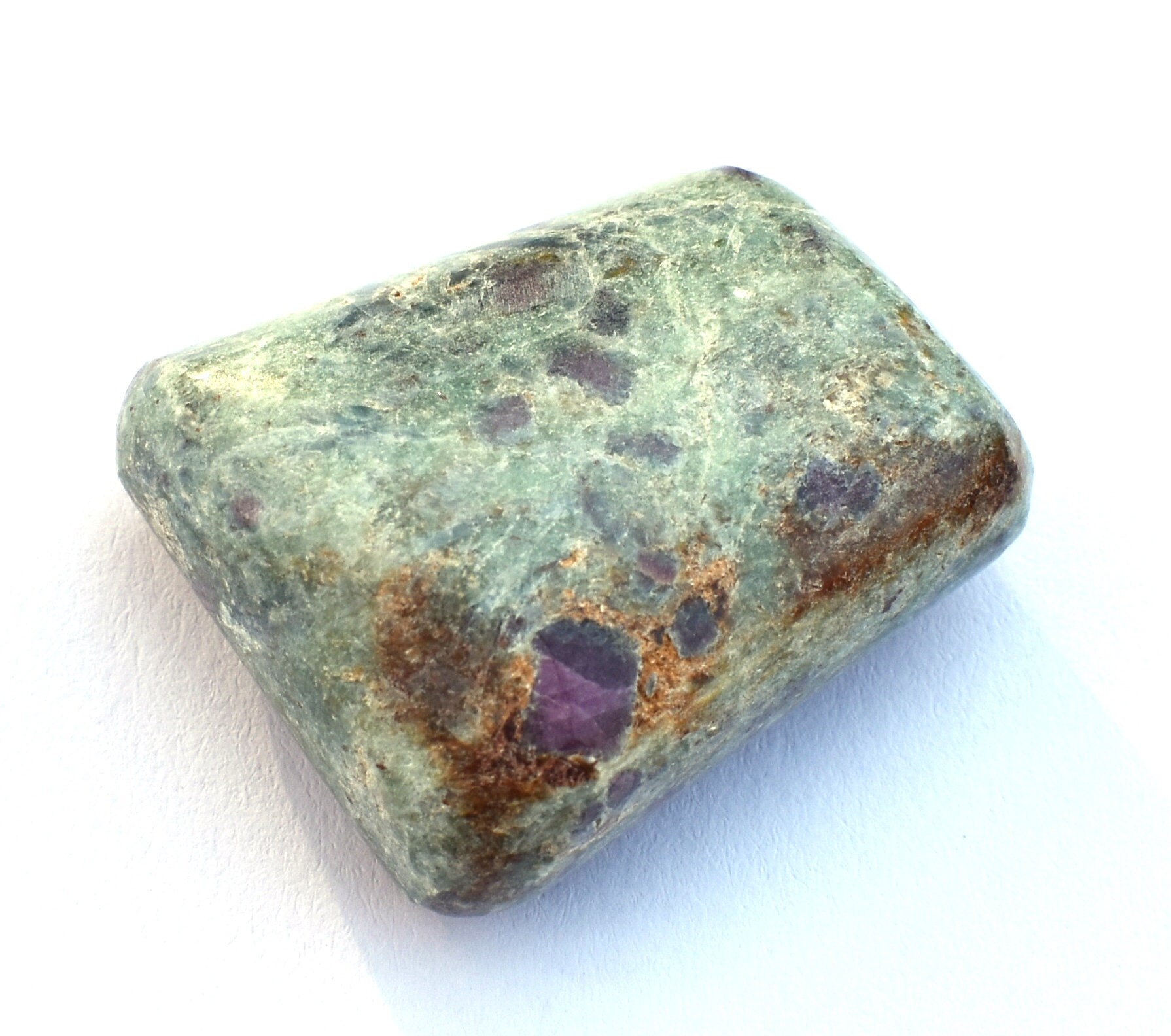 Ruby in Fuschite Combination Natural Crystal Gemstone Tumble - Etsy UK