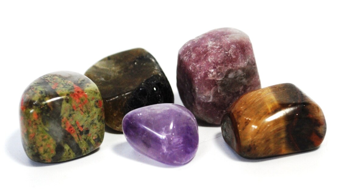 Crystals for 'sleep' Gemstone Tumble Stone Crystal Gift Set ...