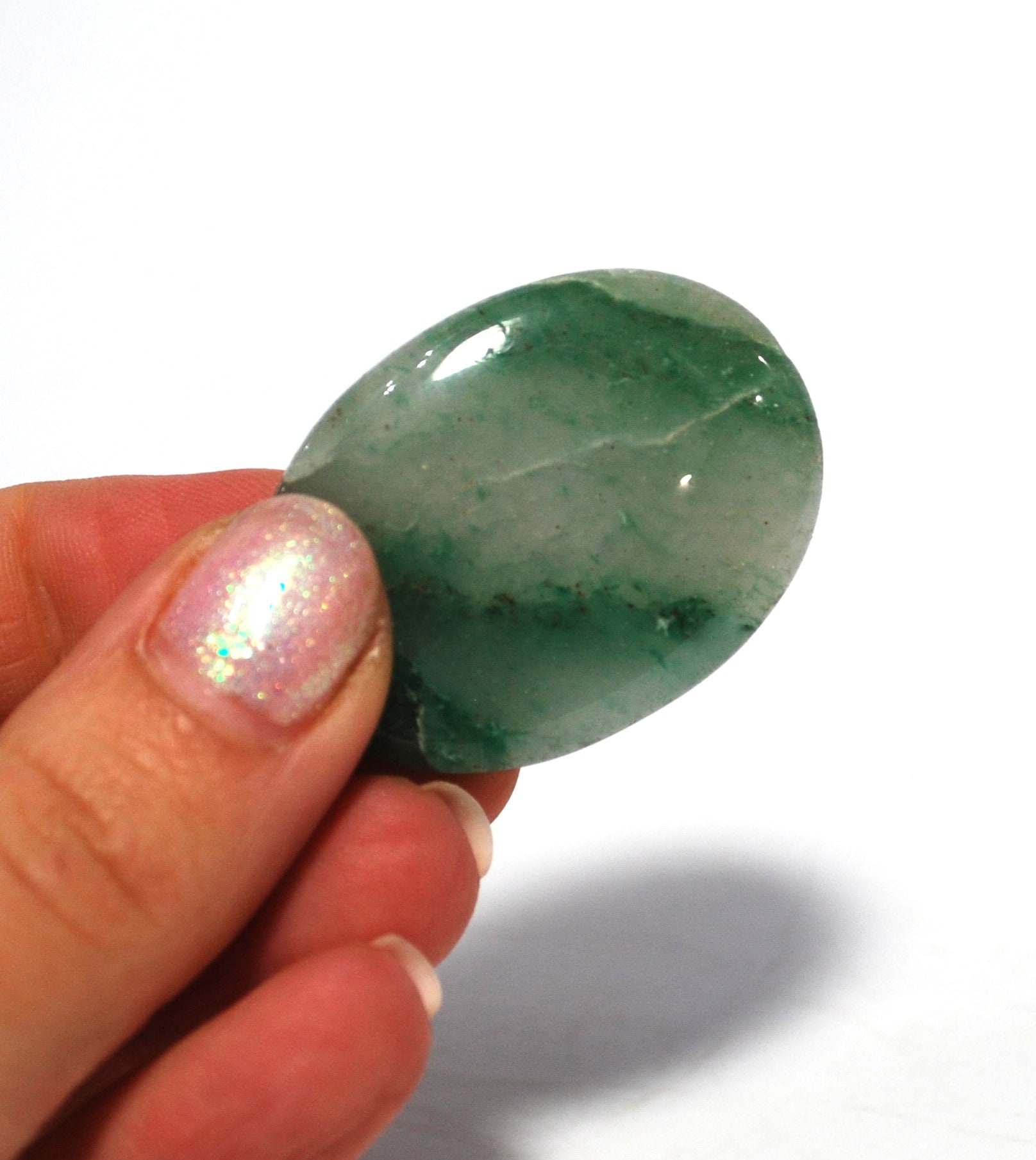 Natural Green Aventurine Crystal Palm Stone beautifully Gift | Etsy