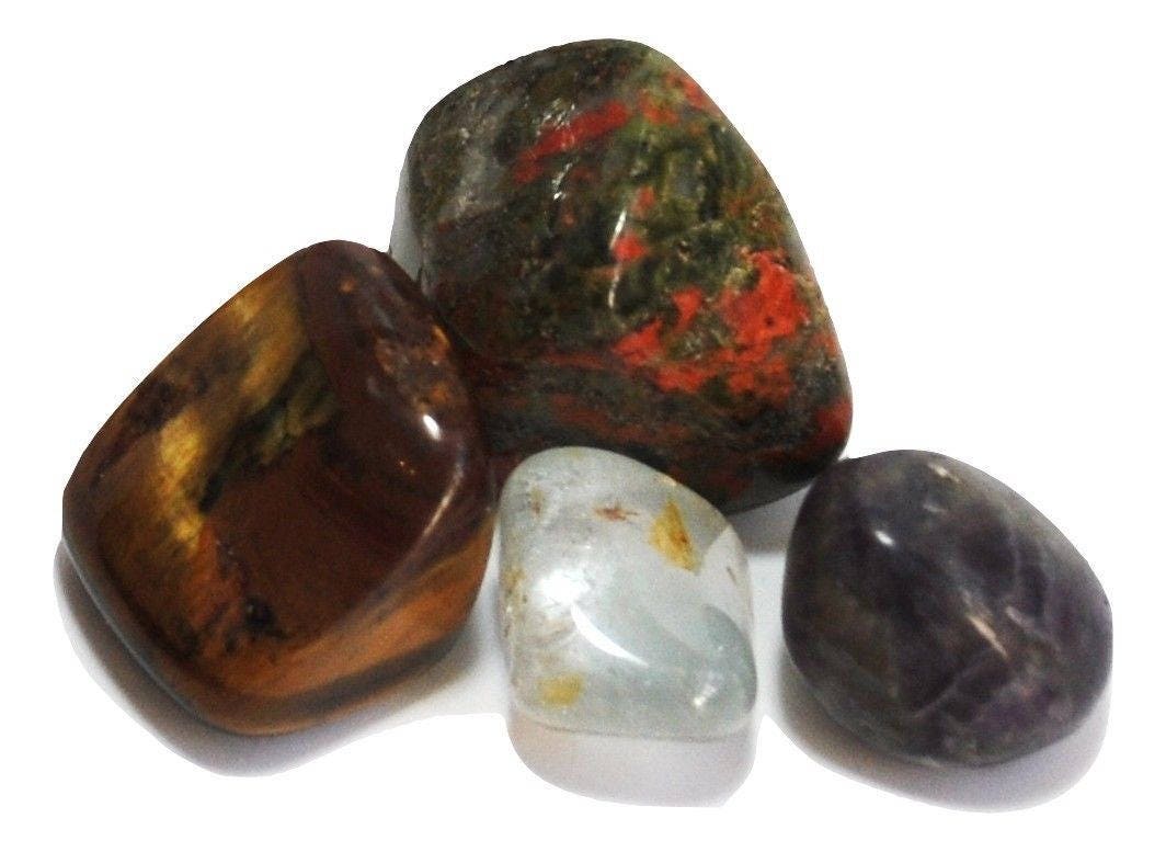 Third Eye Chakra Tumble Stone Crystal Gift Set beautifully - Etsy