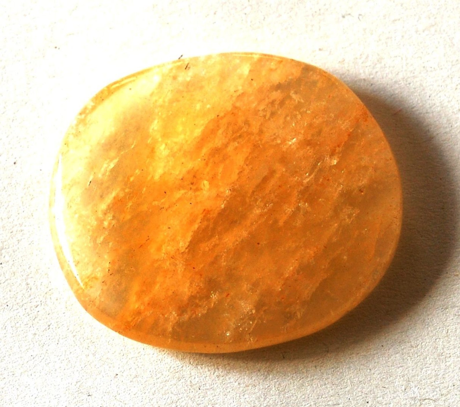 Natural Yellow Jade Crystal Palm Stone beautifully Gift - Etsy UK