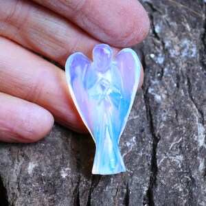 Opalite Crystal Guardian Angel Stone: Ethereal Healing Gift - Etsy