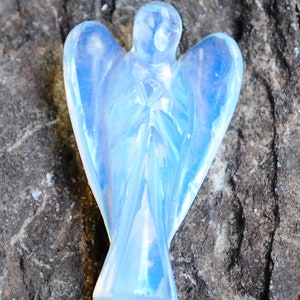 Opalite Crystal Guardian Angel Stone: Ethereal Healing Gift - Etsy
