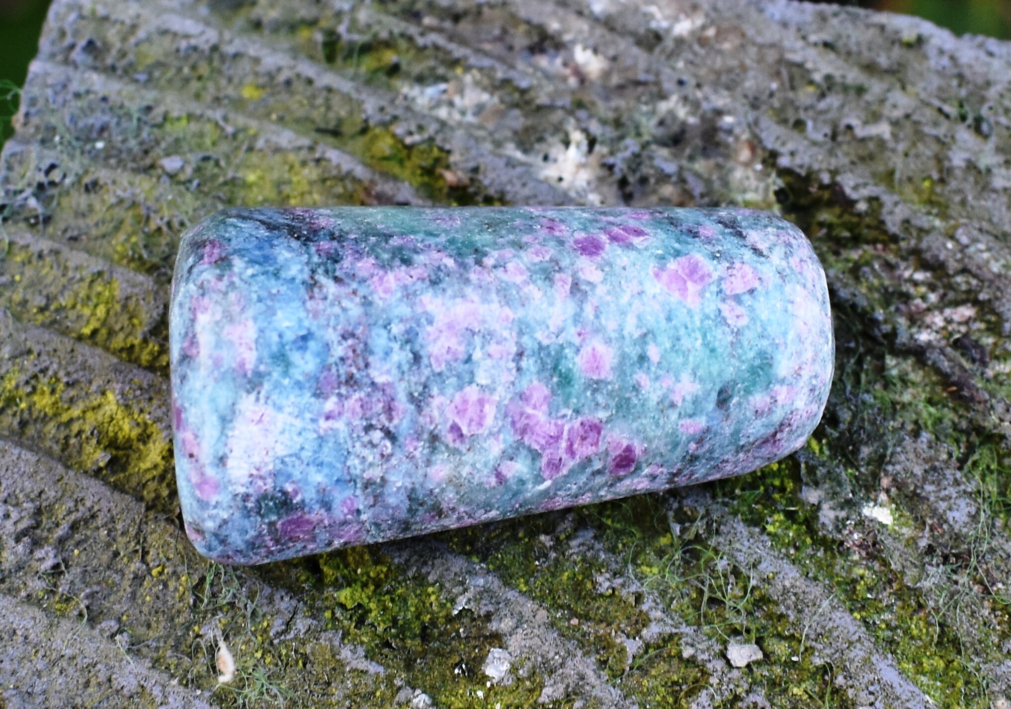 Ruby in Fuschite Combination Natural Crystal Gemstone Tumble - Etsy UK