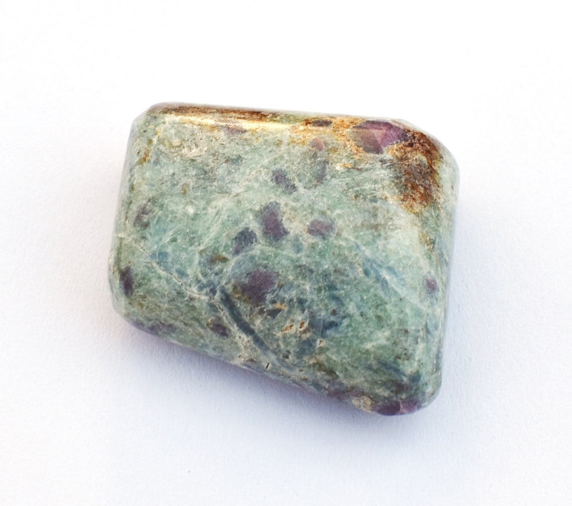 Ruby in Fuschite Combination Natural Crystal Gemstone Tumble - Etsy UK