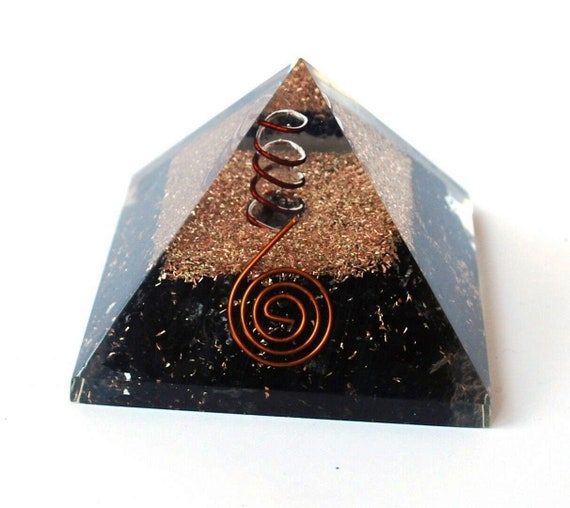 Beautiful Large Orgone Pyramid With Black Tourmaline Natural - Etsy UK