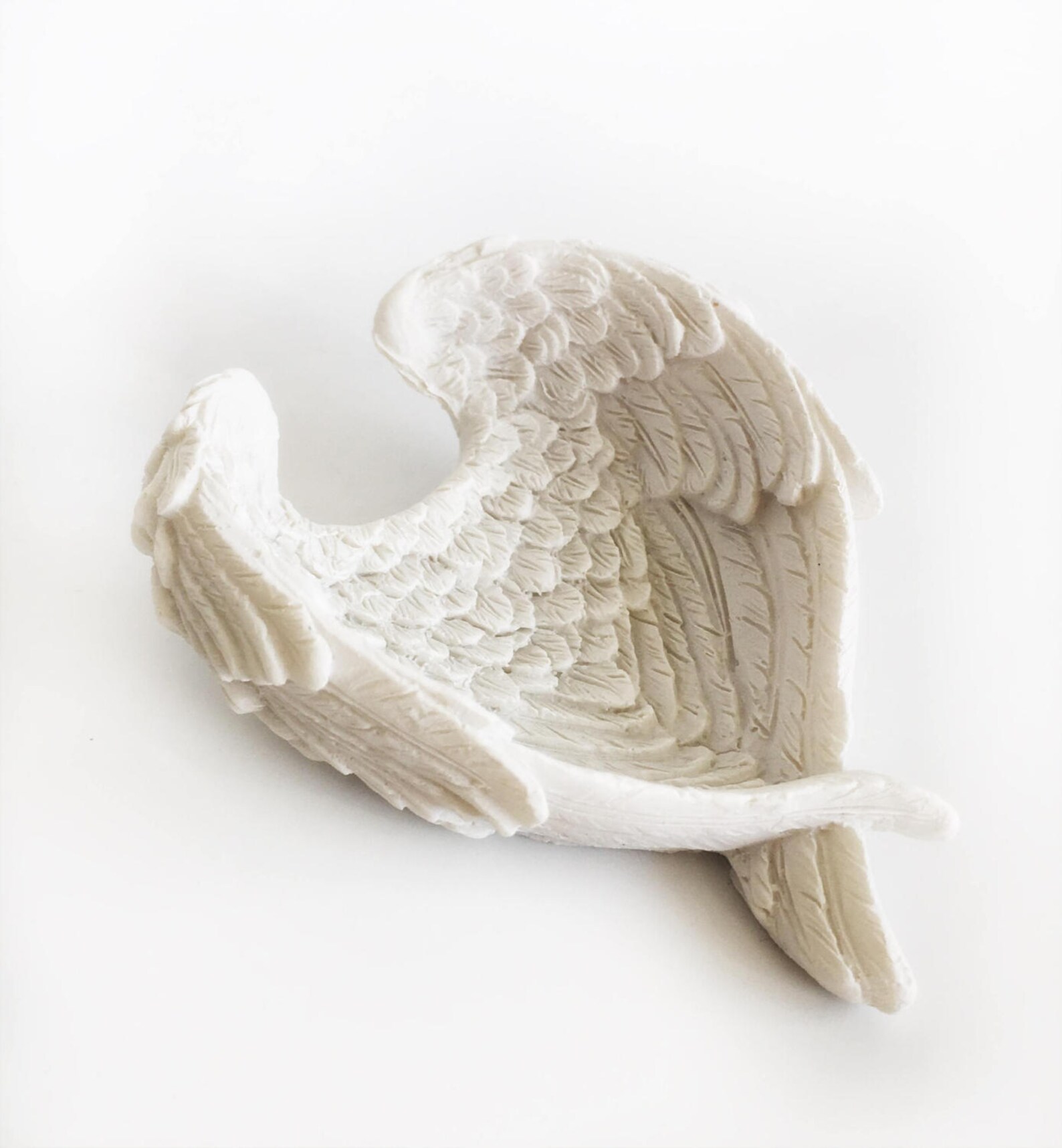 Stunning White Angel Wings Dish Bowl Jewellery Box Holder | Etsy UK