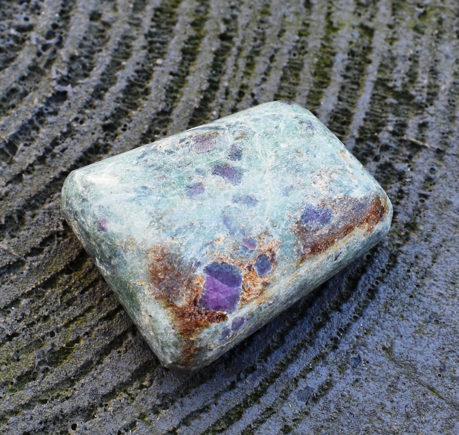 Ruby in Fuschite Combination Natural Crystal Gemstone Tumble - Etsy UK