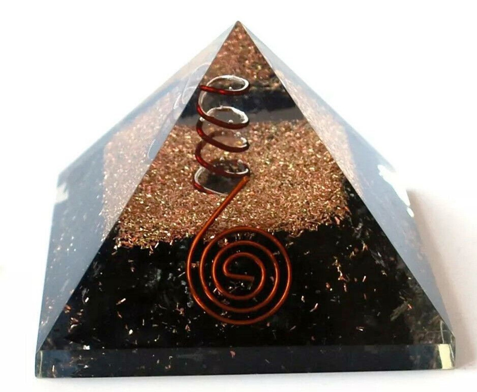 Beautiful Large Orgone Pyramid With Black Tourmaline Natural - Etsy UK