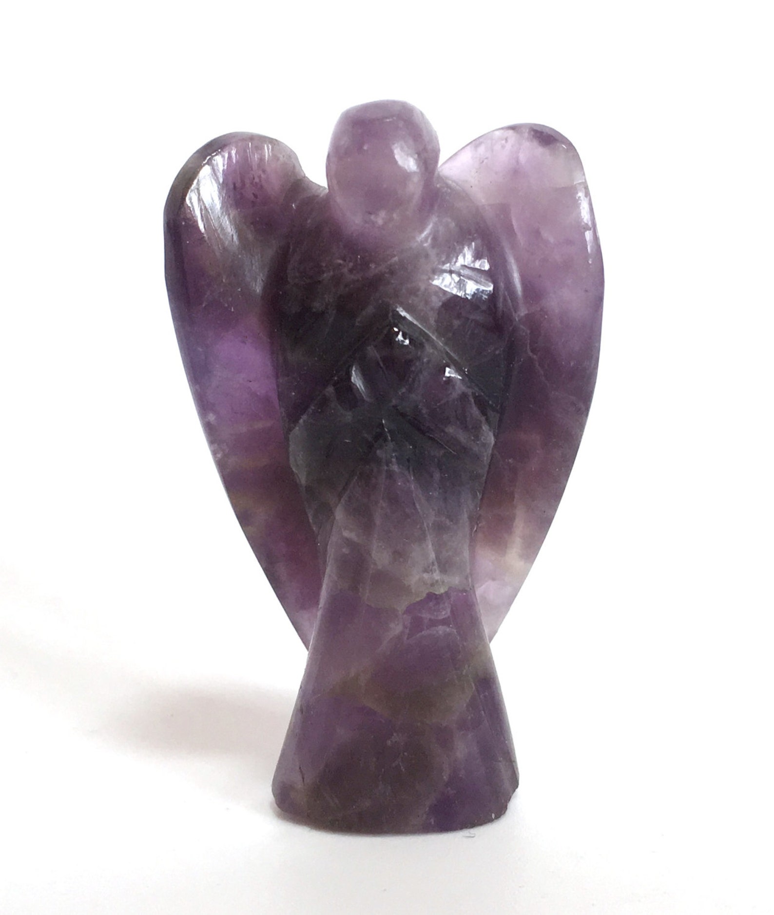Amethyst Natural Crystal Guardian Angel Stone Unique Gemstone - Etsy