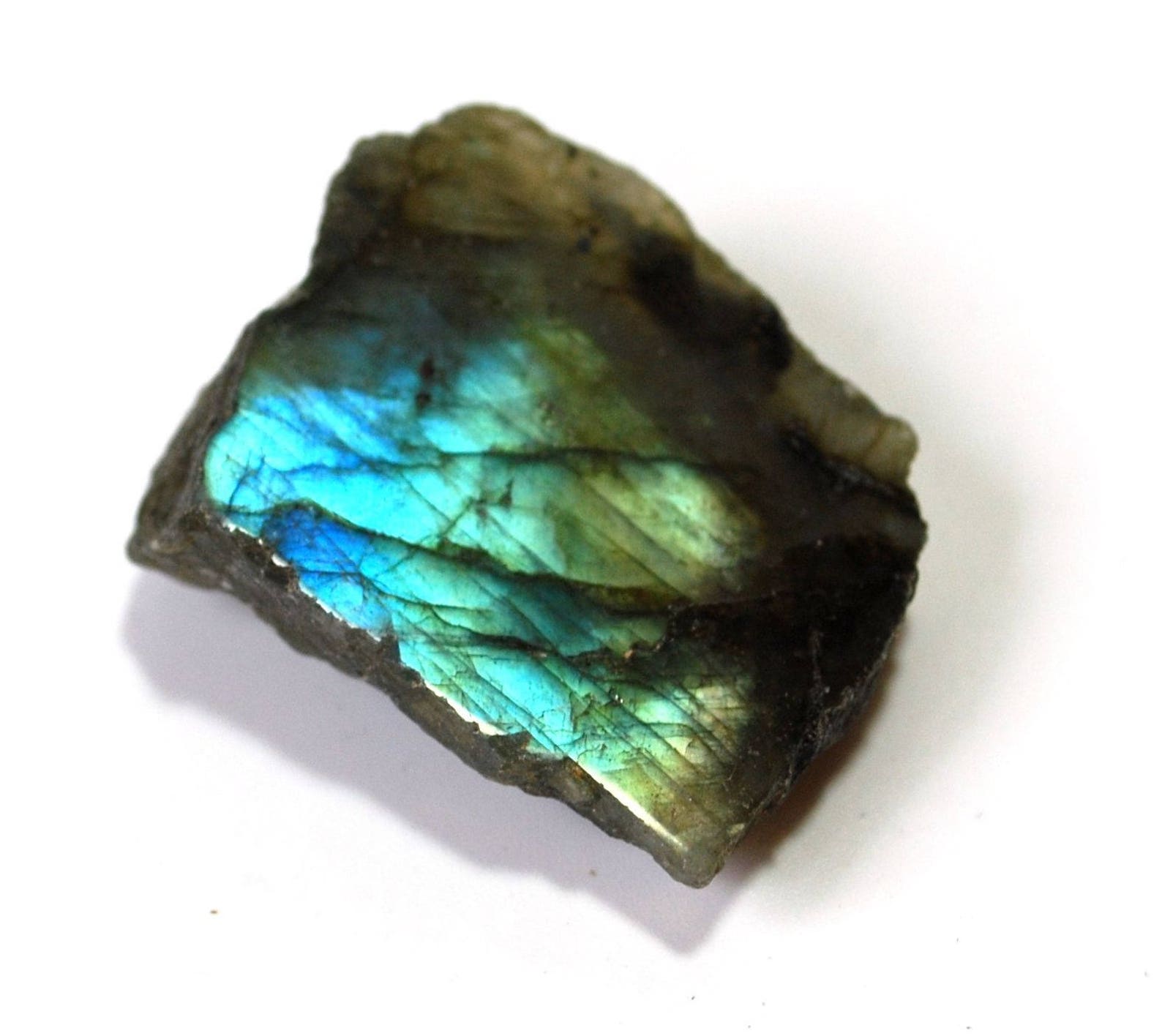 Labradorite Raw Crystal Slice (beautifully Gift Wrapped) - Stone of ...