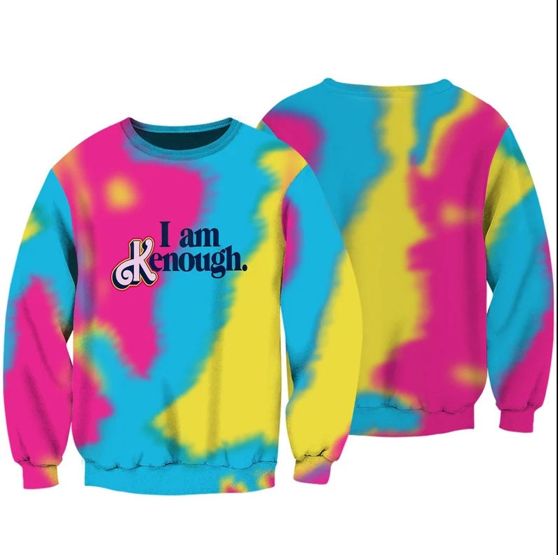 I Am Kenough Pullover Hoodie, Ken Margot Robbie Ryan Gosling 3D Hoodie